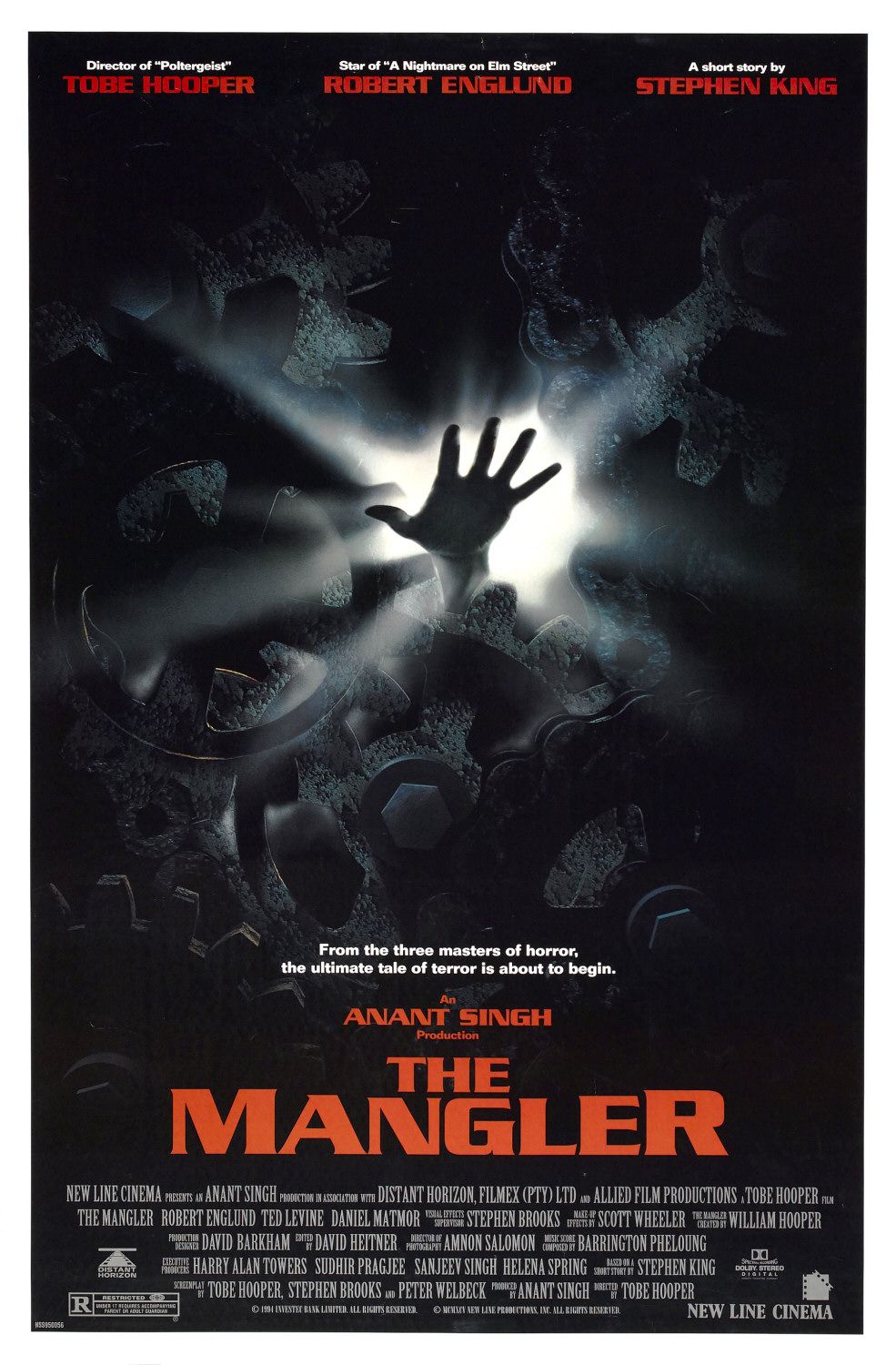 The Mangler theatrical poster – The Schlock Pit