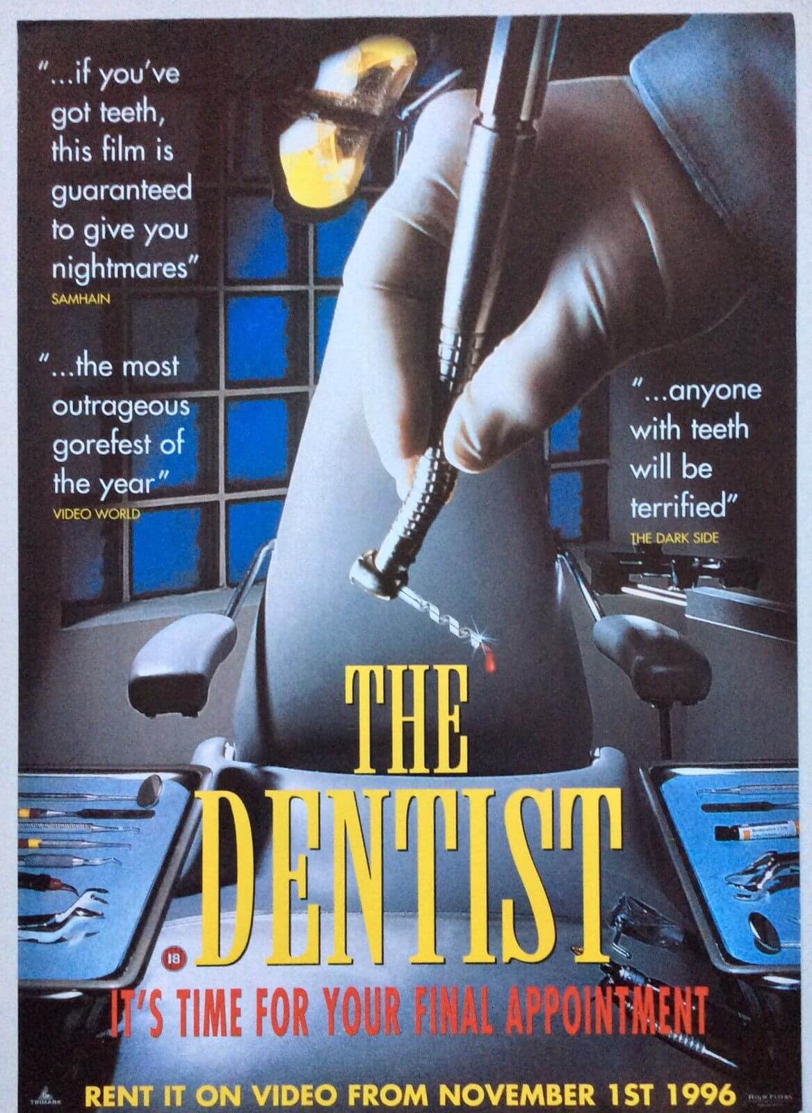 In the Mouth of Madness: Brian Yuzna’s The Dentist (1996) – The Schlock Pit