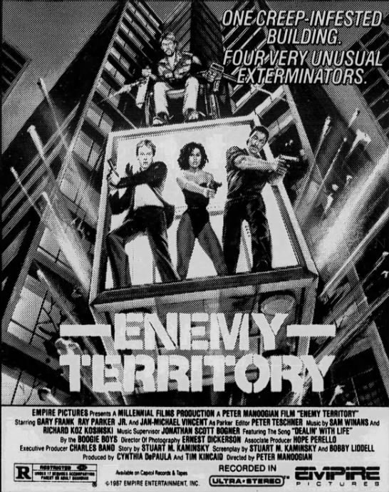 Enemy Territory (1987): Ghetto Blasters – The Schlock Pit